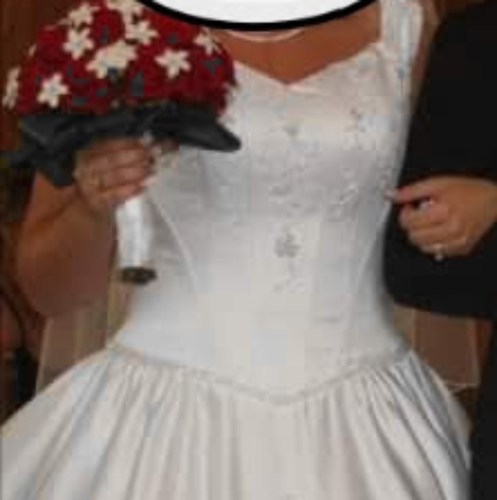 Cathedral Length Train Wedding Dress - Gem